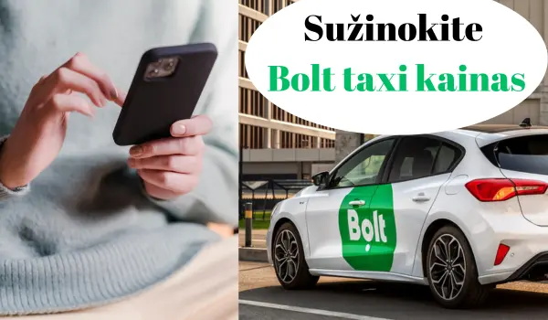 Bolt Taxi kainos